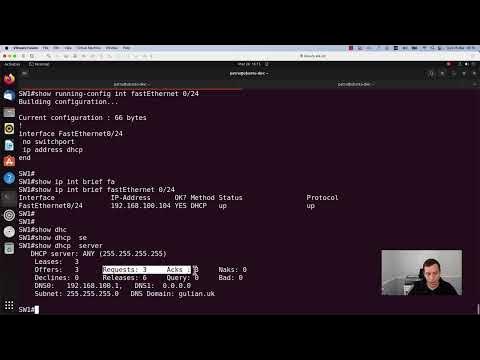 How to configure a DHCP server on a Cisco router - YouTube