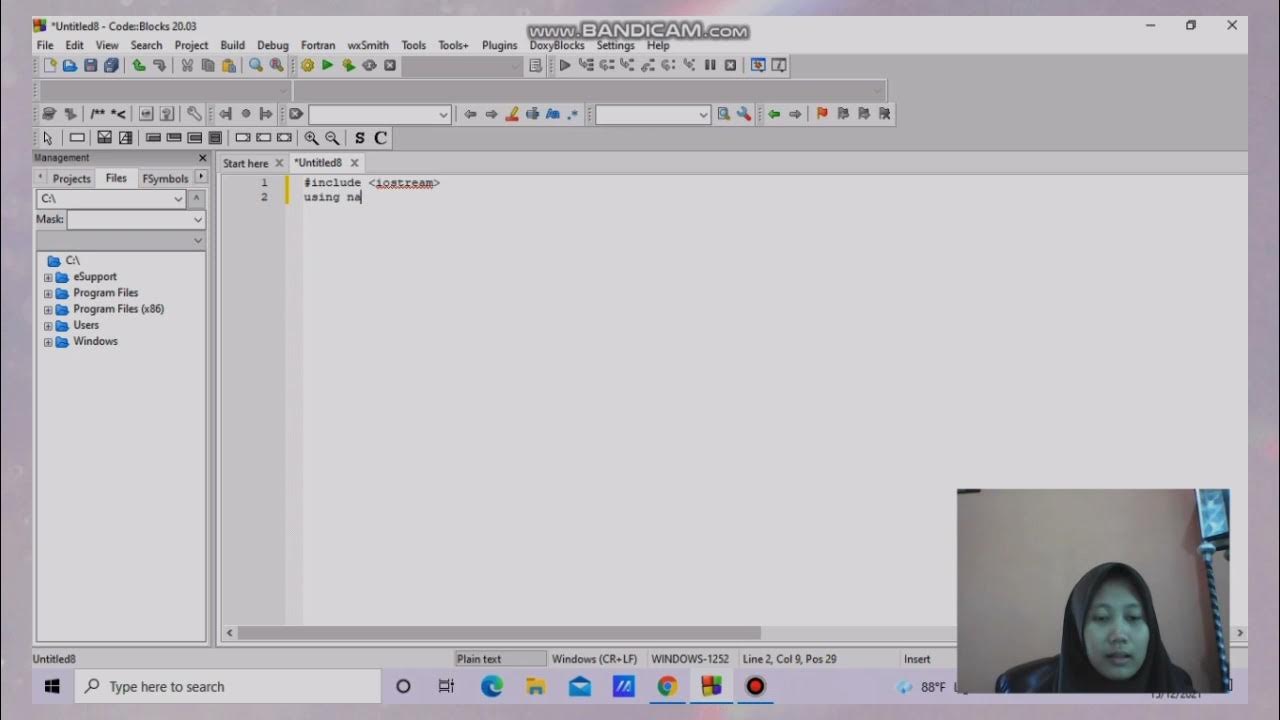 TUTORIAL C++ SEDERHANA MENGGUNAKAN CODE BLOCKS - YouTube