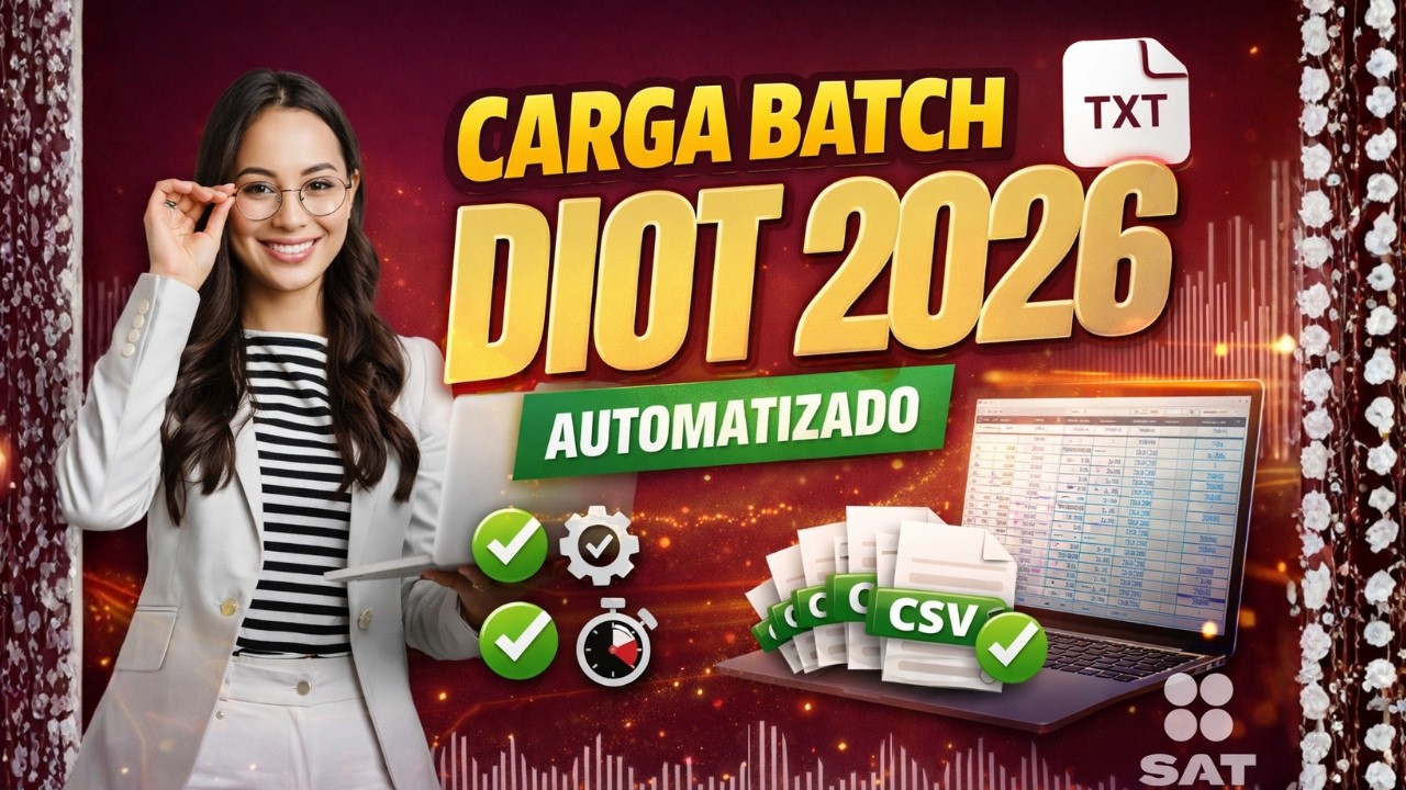 Genera el Archivo Batch de la DIOT 2026, 2025 y 2024 de Forma Masiva y ...