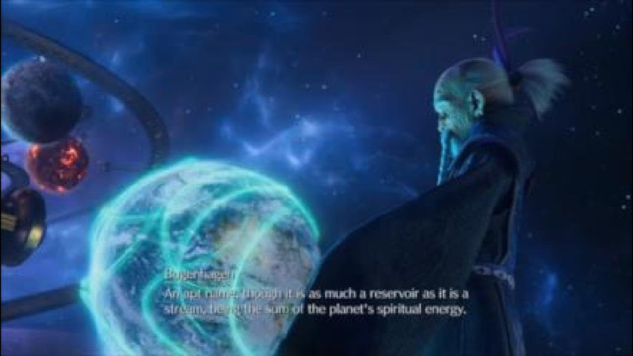 Final Fantasy VII Rebirth Bugenhagen Explain Planetology Scene - YouTube
