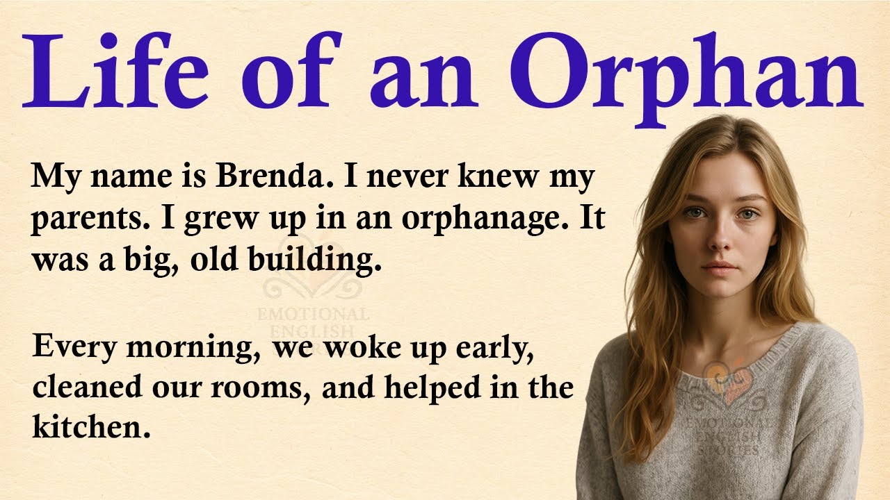 Life of an Orphan Emotional English Story (A1/A2 Level) - YouTube