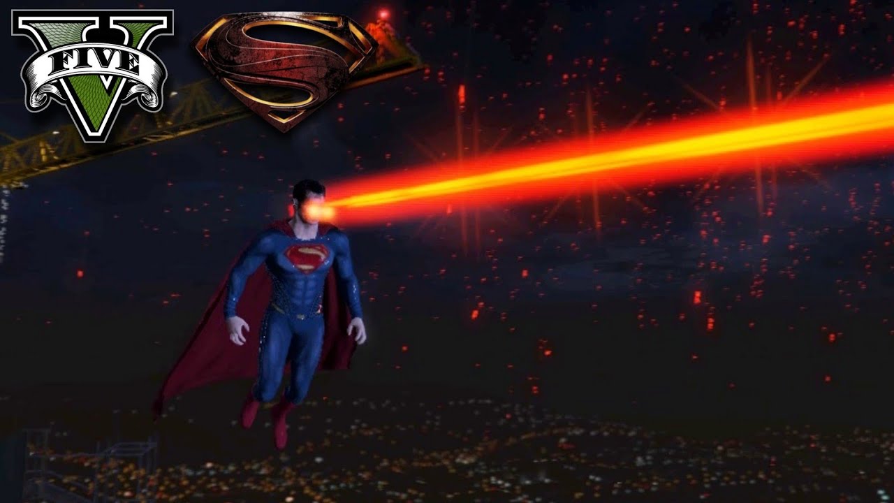 GTA V SUPERMAN MOD | JUSTICE LEAGUE | ALL SUPERMAN POWERS. - YouTube
