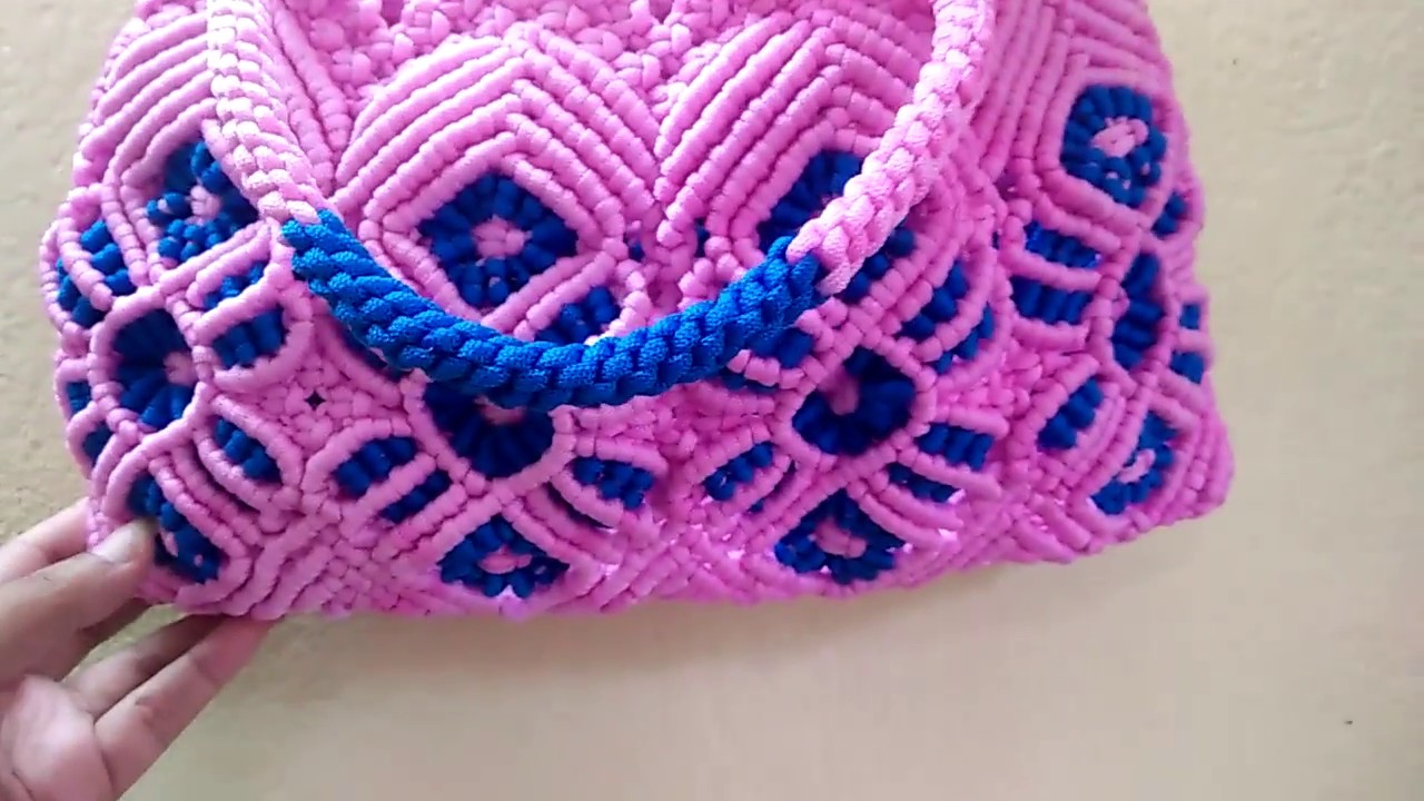 Macrame Bag Belt making Tutorial - YouTube