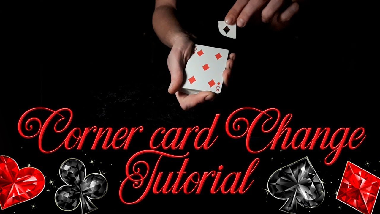 Torn corner card change // card trick // tutorial - YouTube
