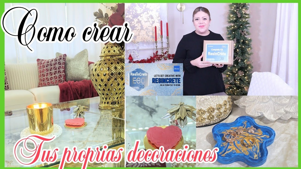"ResinCrete" JDiction-Como crear tus propias manualidades. - YouTube