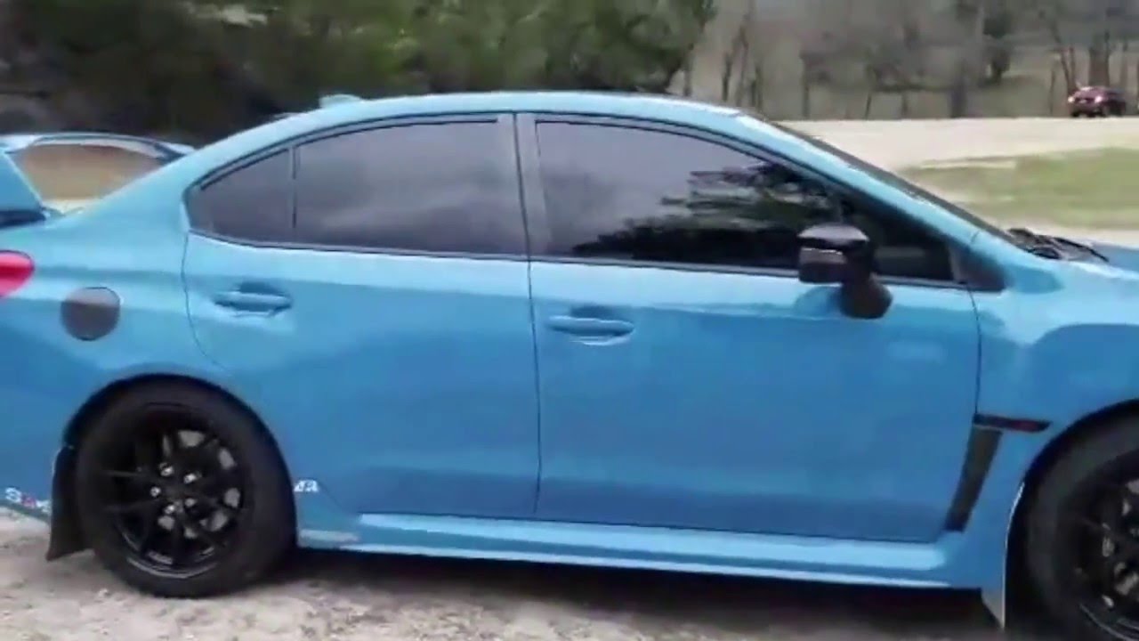 Subaru Impreza WRX STI Limited Edition Hyper Blue - YouTube