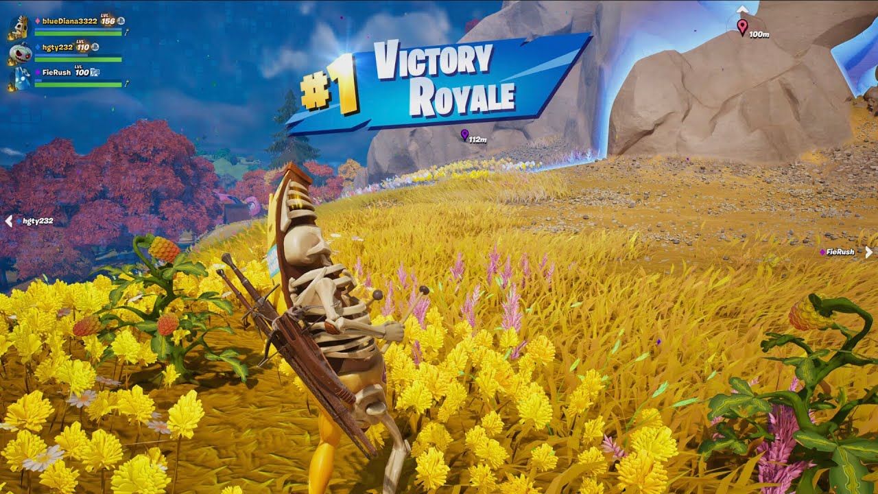 Fortnite Gameplay | Peely Bone, Death Valley | PS5 4K 60FPS | Chapter 4 ...