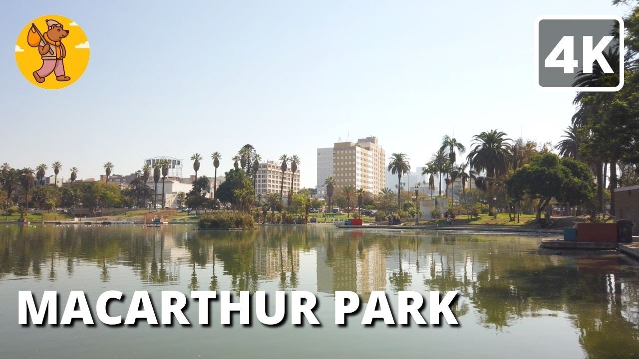 MacArthur Park Walking Tour | 4k Ultra HD | 🔊 Binaural Sound - YouTube