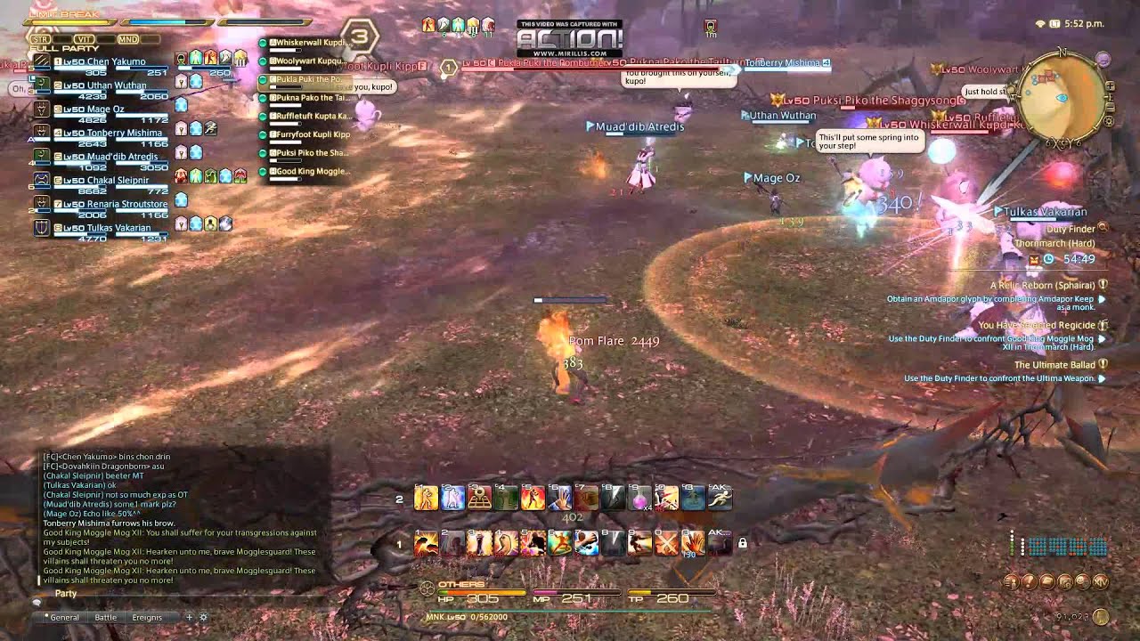 Final Fantasy XIV Mogry-König Mogul Mog XII [Hard] (Good King Moggle ...