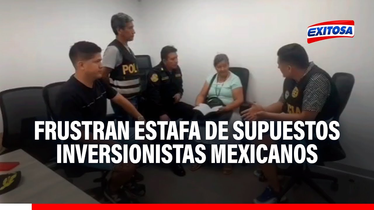 🔴🔵PNP frustra estafa de supuestos inversionistas mexicanos con más de ...