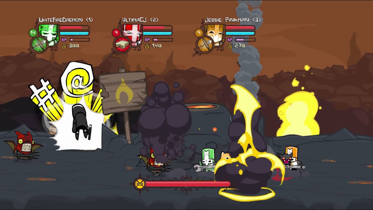 Let's Play Castle Crashers Lava World - YouTube