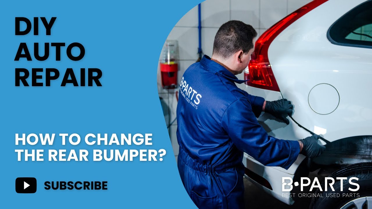 How to change the rear bumper? | DIY Auto Repair - YouTube