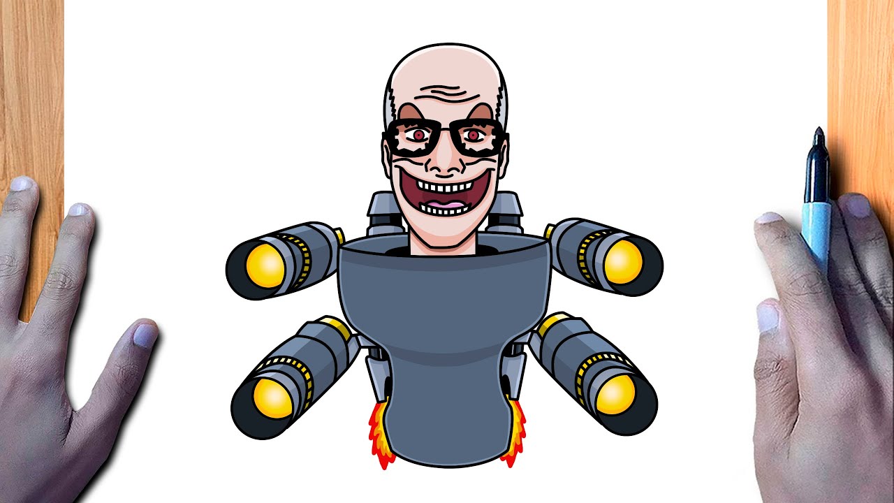COMO DIBUJAR A CIENTIFICO GIGANTE CON LASER DE SKIBIDI TOILET 70 PARTE ...