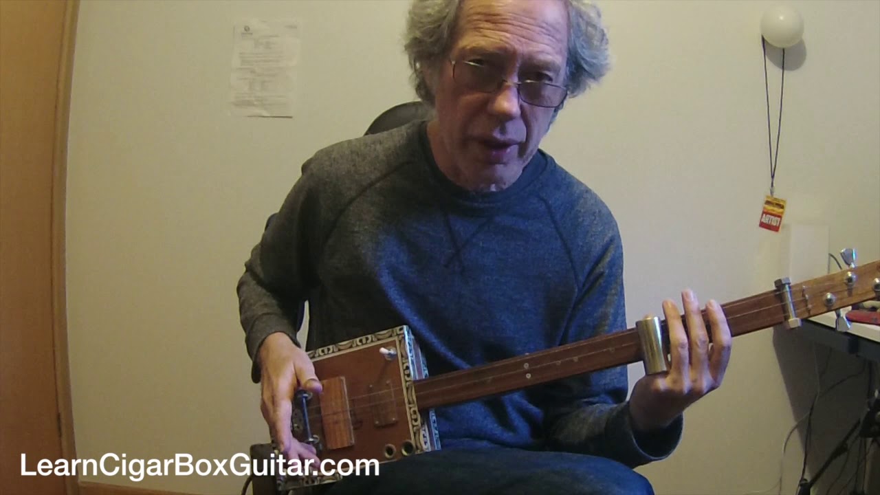 blues improvisation - LearnCigarBoxGuitar.com - YouTube