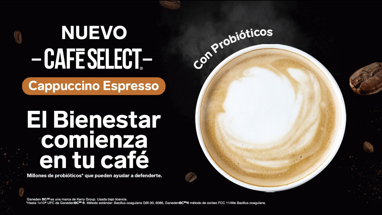 Café Select con probióticos - YouTube