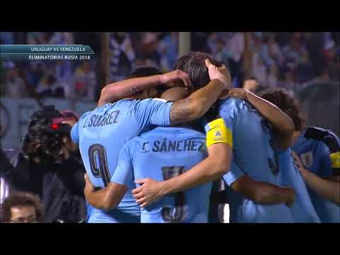 Goles de Uruguay eliminatoria Rusia 2018
