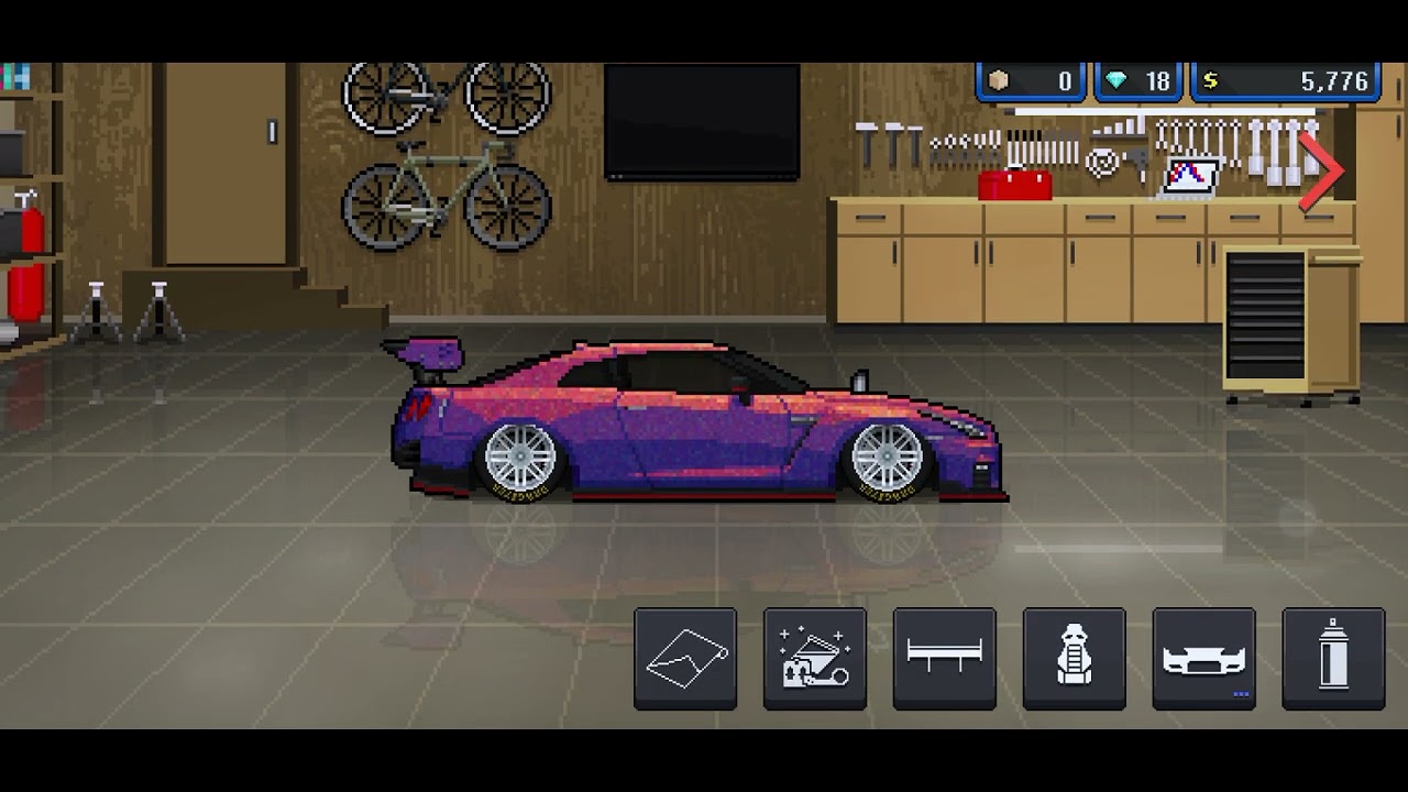 best car build i found#pixel car racer# - YouTube
