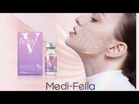 Get rid of facial fat with Fiola V Premium Facial Serum - YouTube
