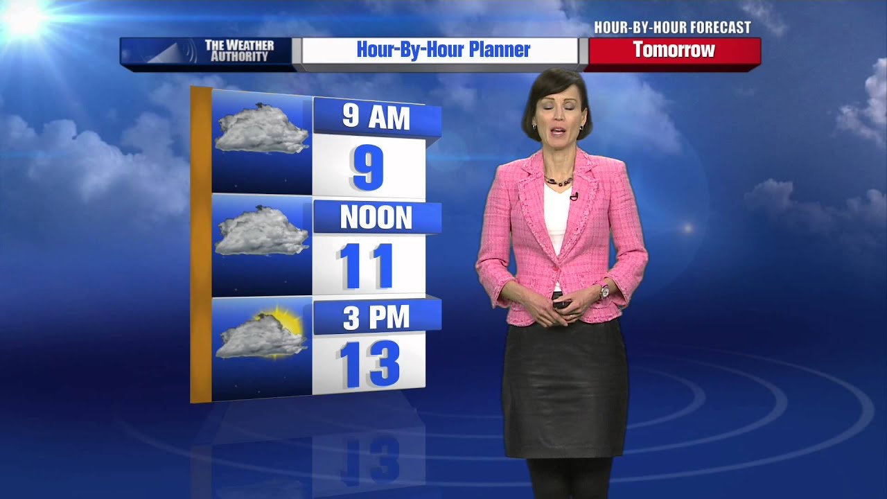 Cheryl Lemke's Hour by Hour Forecast to plan your evening -- 10pm ...
