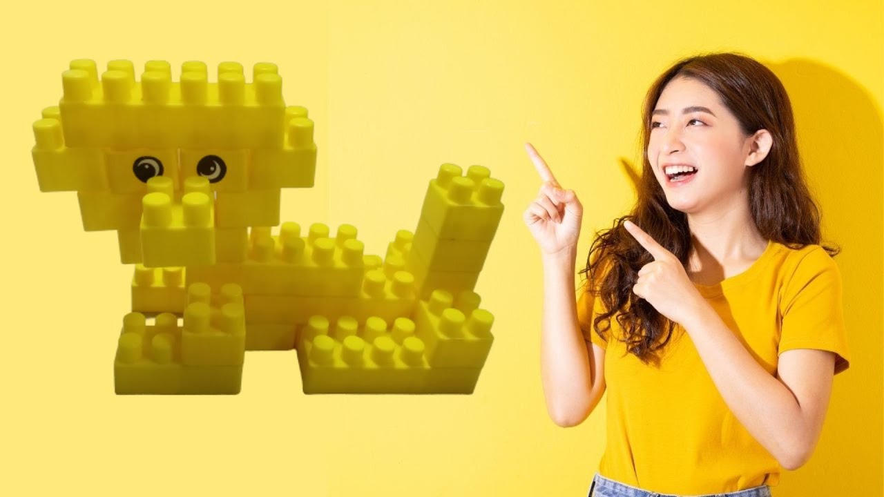 TinyBlocks Playhouse Presents || The Purrr-fect Mini Cat Build || blocks play - YouTube