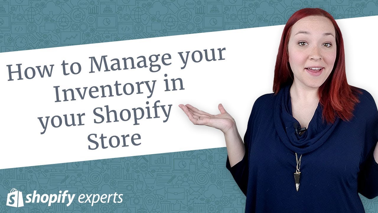 How to Manage your Inventory in your Shopify Store - YouTube
