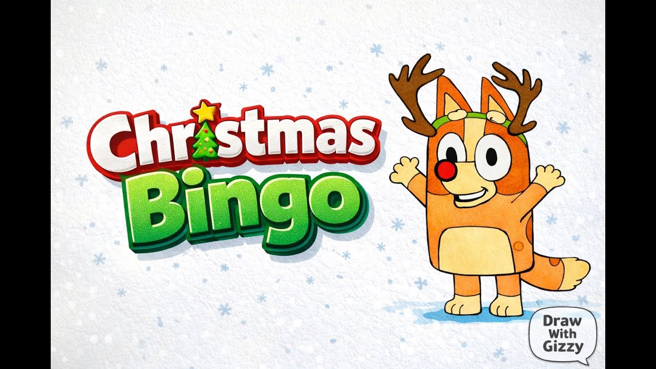 How to Draw Christmas Bingo | Easy Drawing for Kids l Kolay Yılbaiı ...