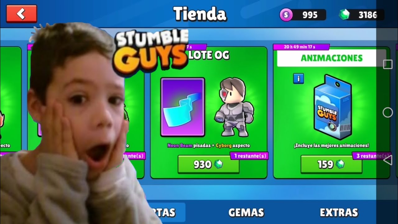 comprando la skin del Cyborg en STUMBLE GUYS #stumbleguys #ofertas # ...