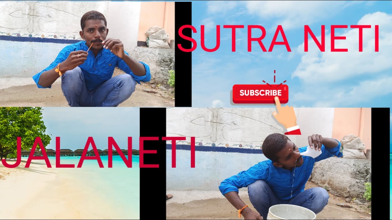 Jalaneti and sutraneti for beginners practice || Nasal cleaning process ...