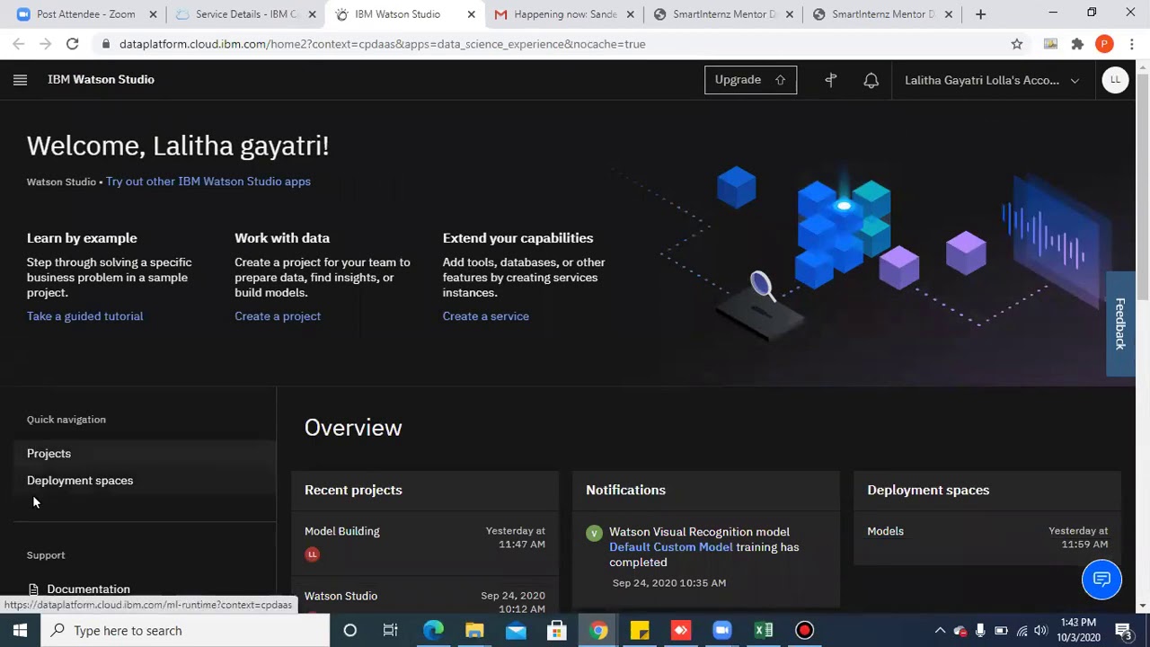 Watson Studio Service Creation - YouTube