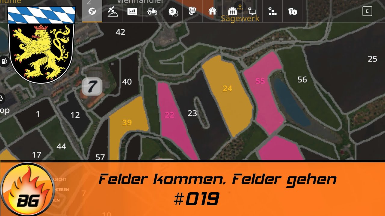 LS19 - Oberbayern #019 | Felder kommen, Felder gehen | FS19 | Let's ...
