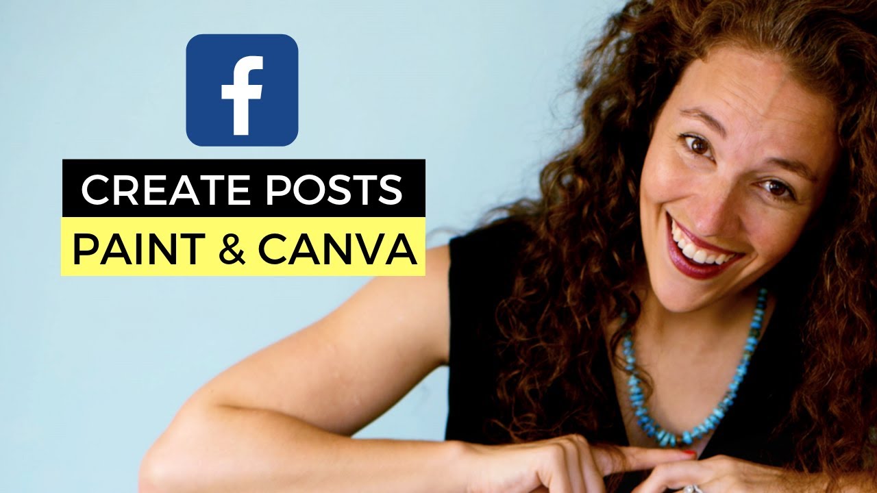Create FACEBOOK POSTS using CANVA & Microsoft PAINT for BEST ENGAGEMENT ...