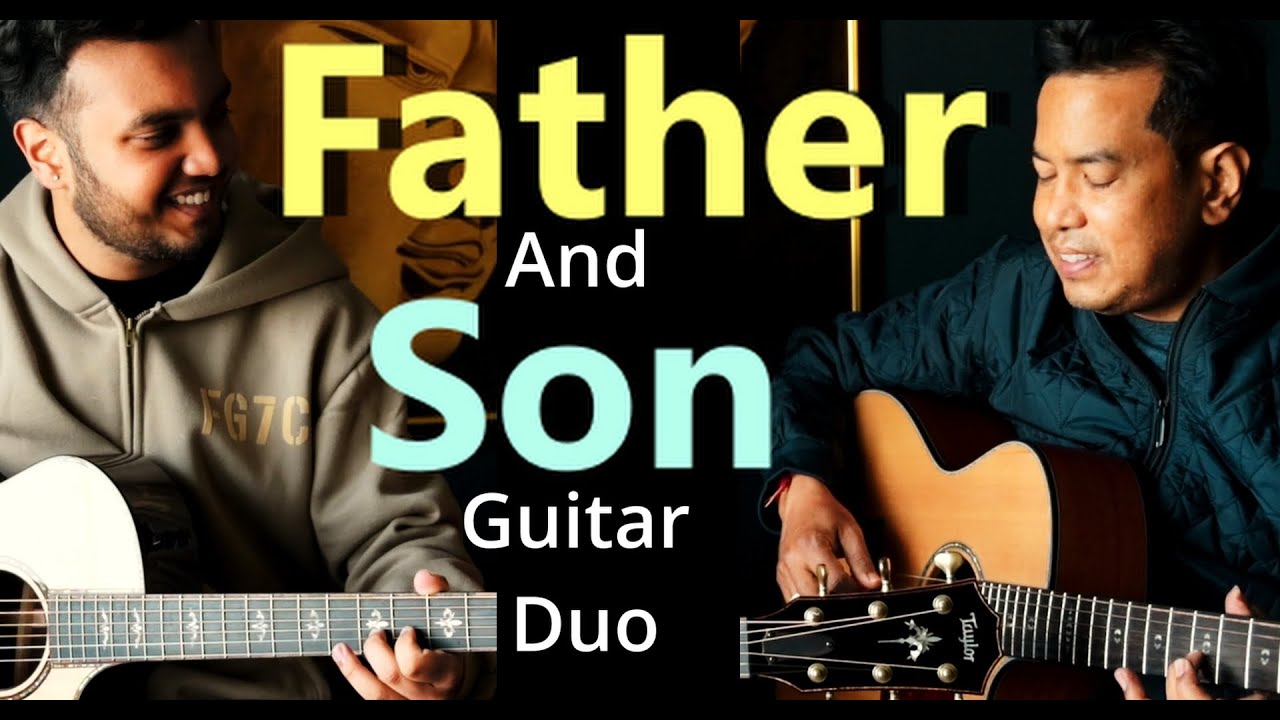 Father and Son Guitar Duo Arijit Singh The Fastest Sargam (Mere Dholna ...