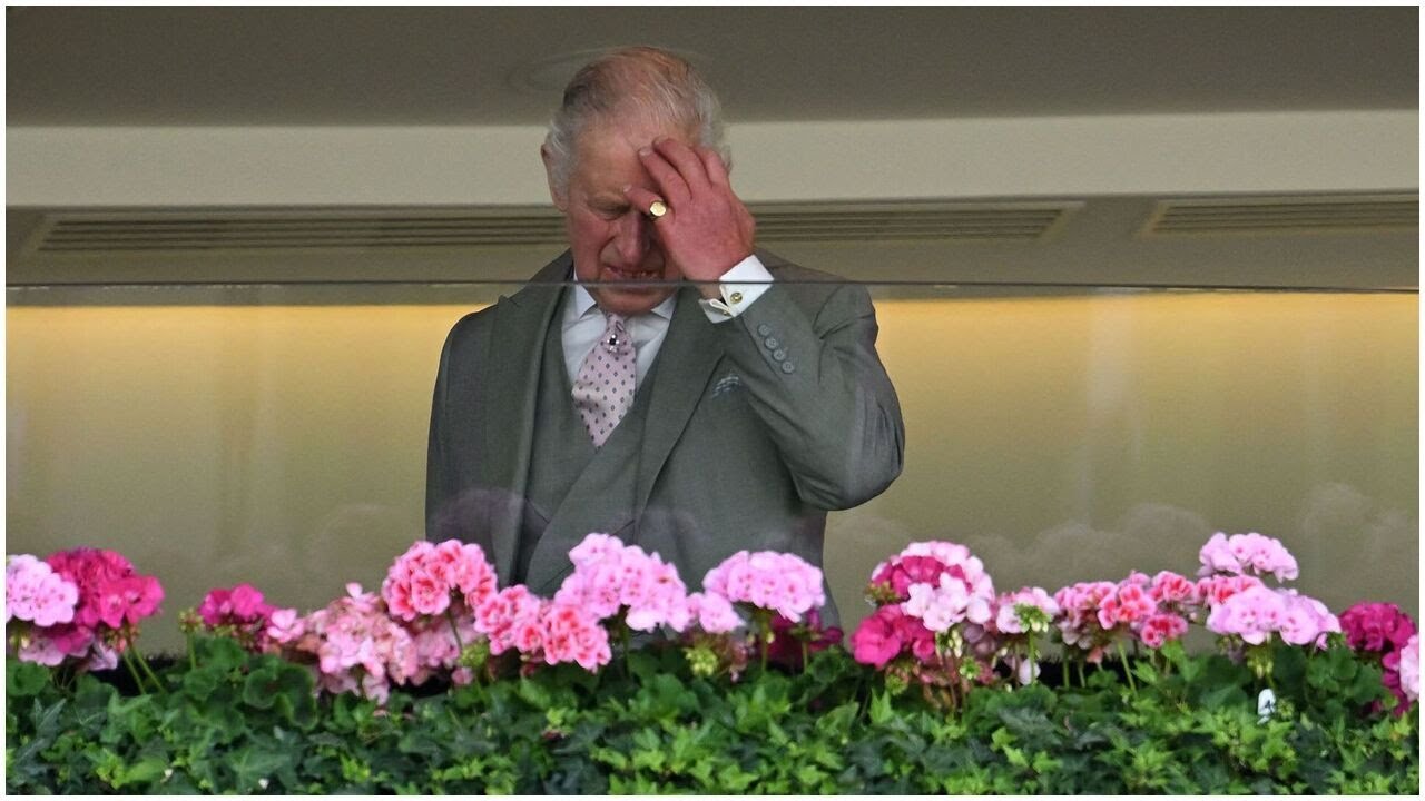 King Charles in tears at Royal Ascot after emotional win - YouTube