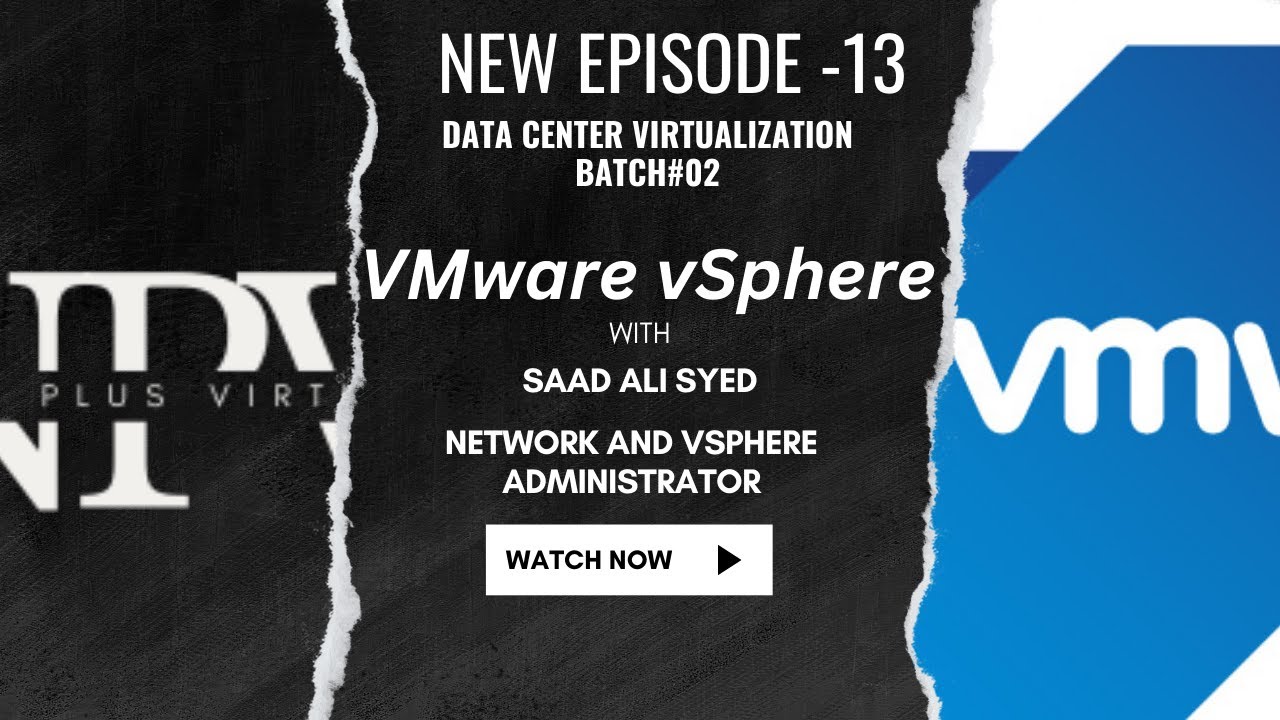 Ep 13 | Batch#02 | vSphere | Virtualization | Data Center Virtualization | Server Virtualization ...