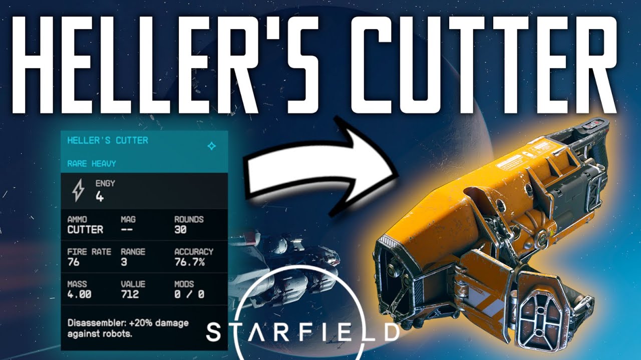 How to get Heller's Cutter in Starfield (Unique Rare Weapon) - YouTube