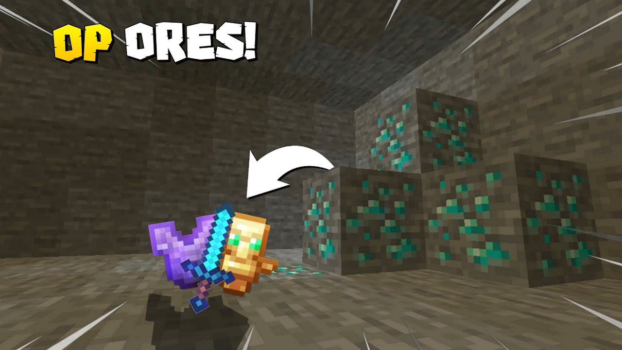 Minecraft, But Ores Drop OP Item... - YouTube