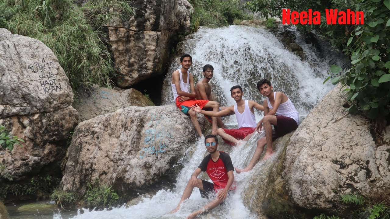 Neela Wahn Water Fall Kallar Kahar || Chakwal District واٹر فال نیلا ...