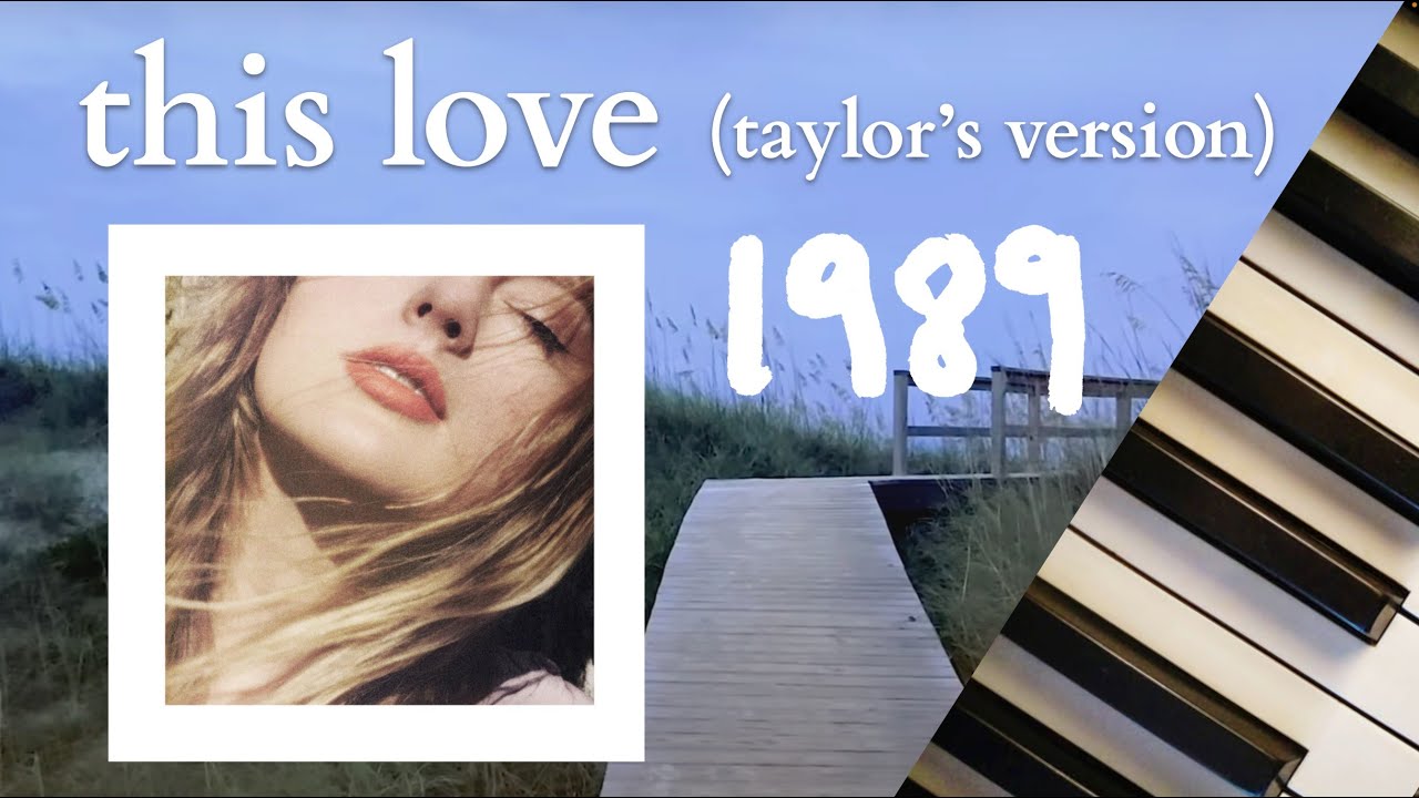 this love (taylor's version) | 1 hour extended calm piano loop | taylor ...