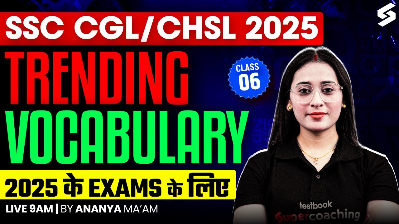 SSC CGL/CHSL 2025 Vocabulary | SSC Vocabulary | SSC Most Expected Words ...