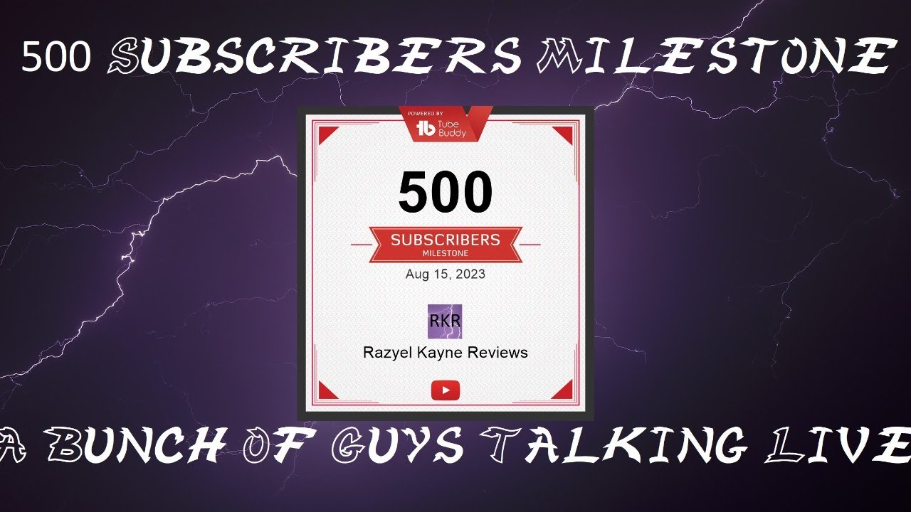 500 Subs Milestone Stream - A bunch of guy talking live - YouTube