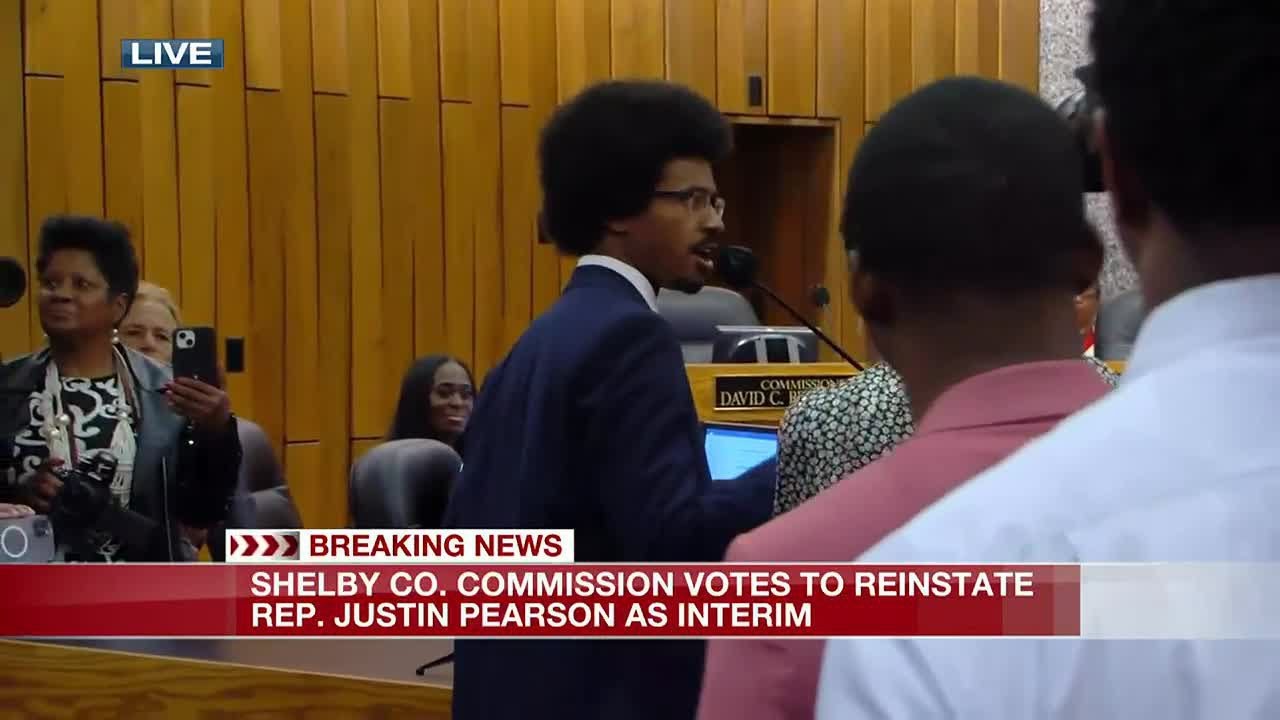 Rep. Justin J. Pearson speaks after vote reinstates him to District 86 ...
