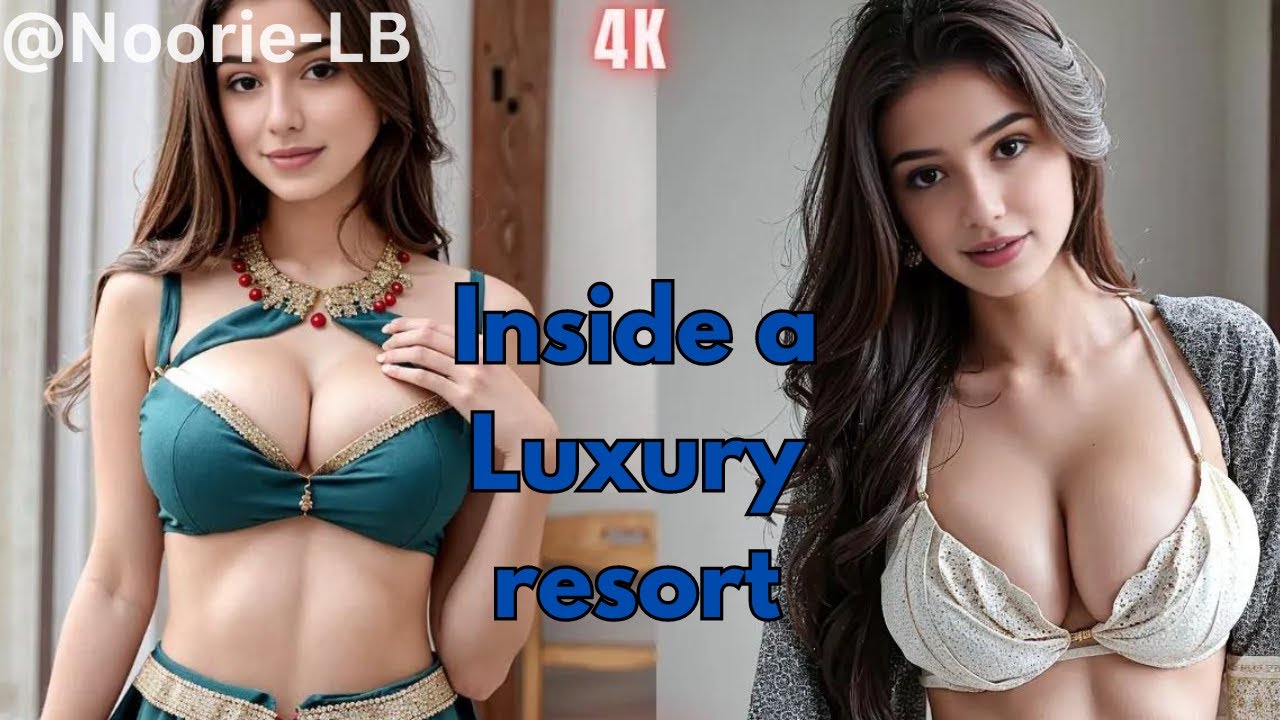 [4K] Noorie AI Lookbook | Inside a Luxury resort - YouTube