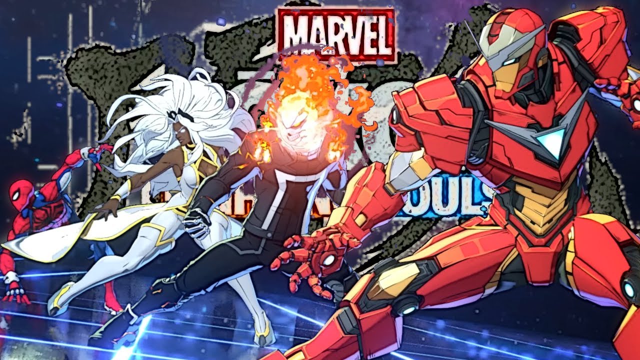 Marvel Tag Fighter Game!!!!! / Toukon Fighting Souls Reaction - YouTube