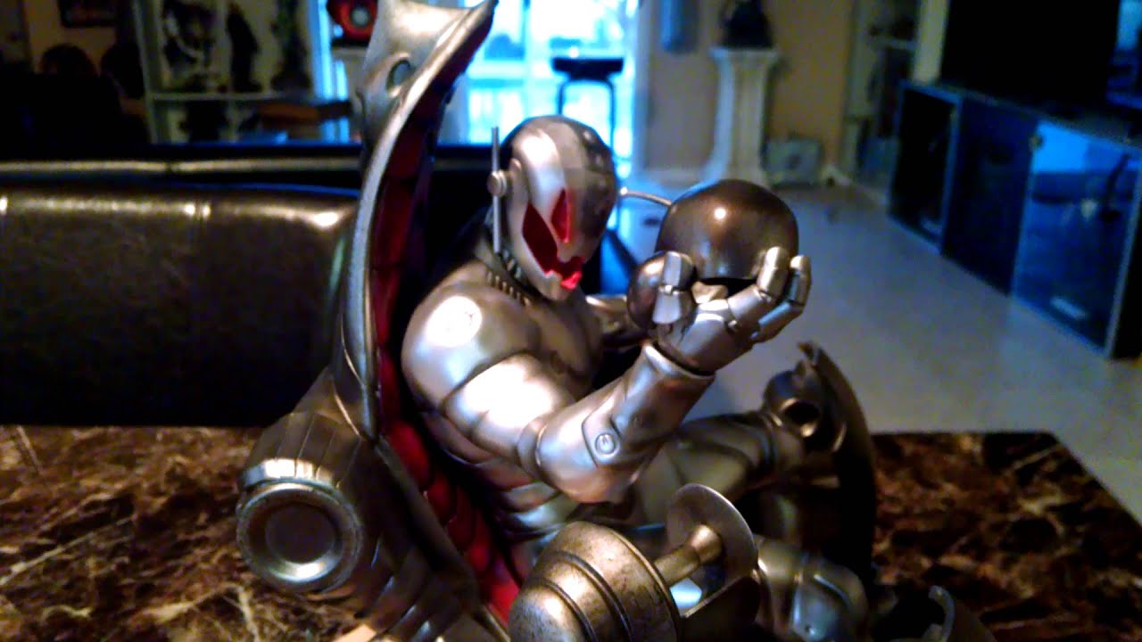 Sideshow Ultron on the throne statue review - YouTube