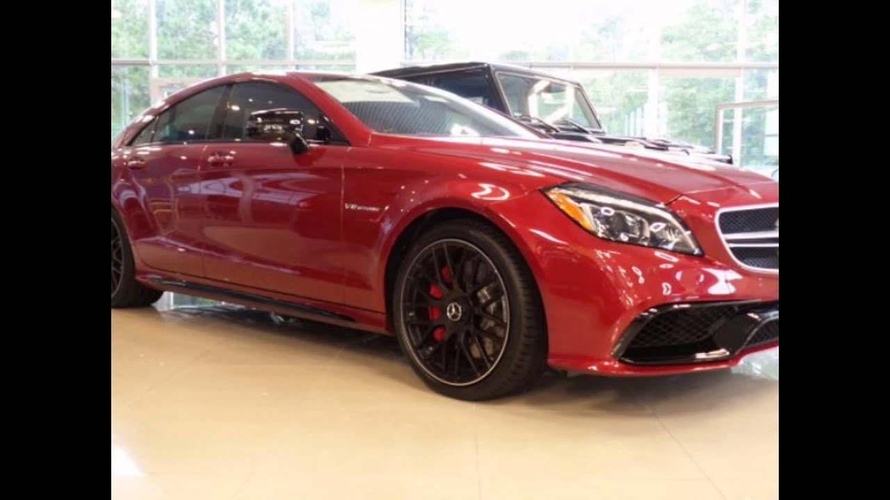 2016 Mercedes CLS 400 Coupe Cardinal Red Metallic - YouTube