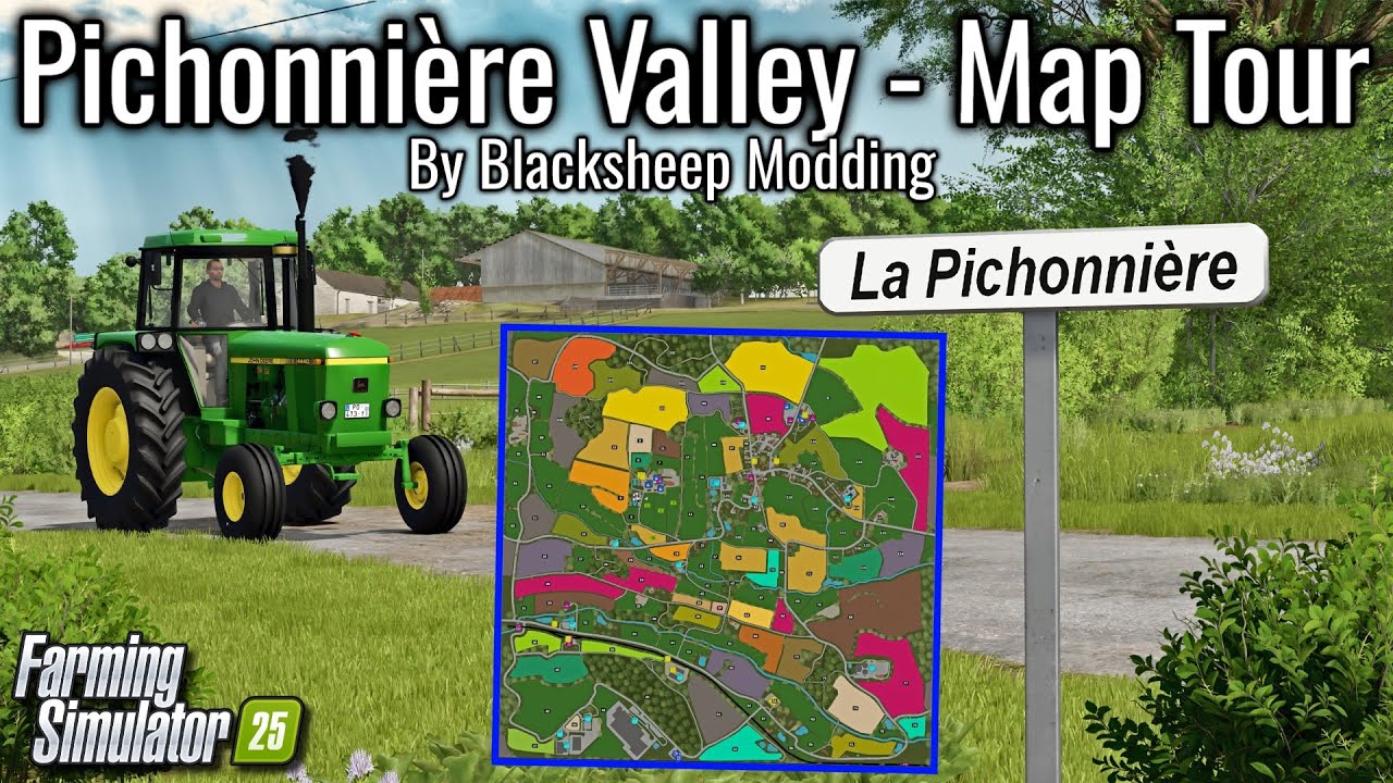 The Pichonnière Valley (Map Tour - Part 1) | Farming Simulator 25 - YouTube