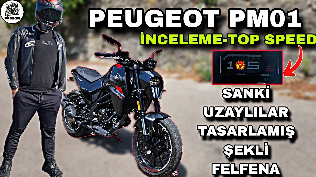 PEUGEOT PM01 İNCELEME VE TOP SPEED & ZENGİN İŞİ BAŞLANGIÇ MOTORU ...