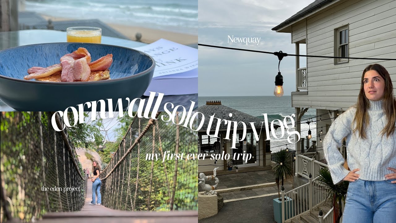 CORNWALL SOLO TRIP VLOG | surfing, beach walks, getting a tattoo & the ...