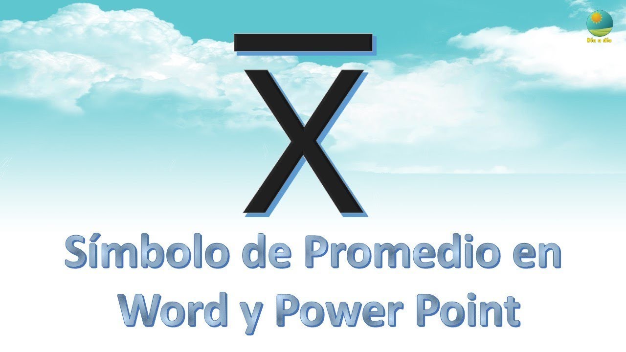 Insertar Símbolo de Promedio (Equis testada, equis con raya) en Word ...