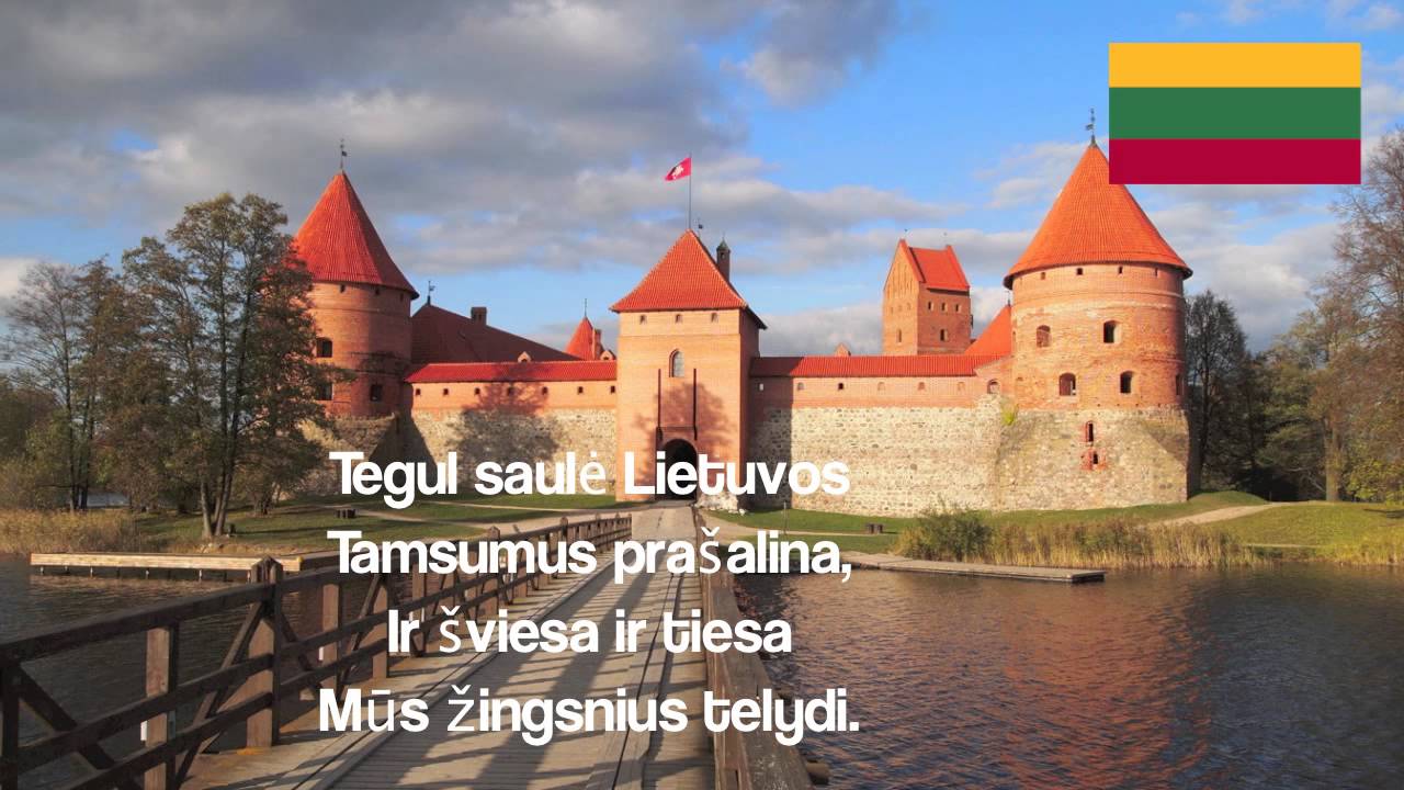Lithuanian national anthem - Tautiška Giesme - YouTube